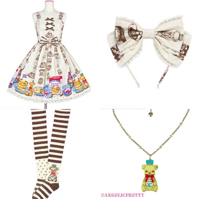 AP Honey Cake Full 4 Piece Set - Jumperskirt - Lace Market: Lolita ...