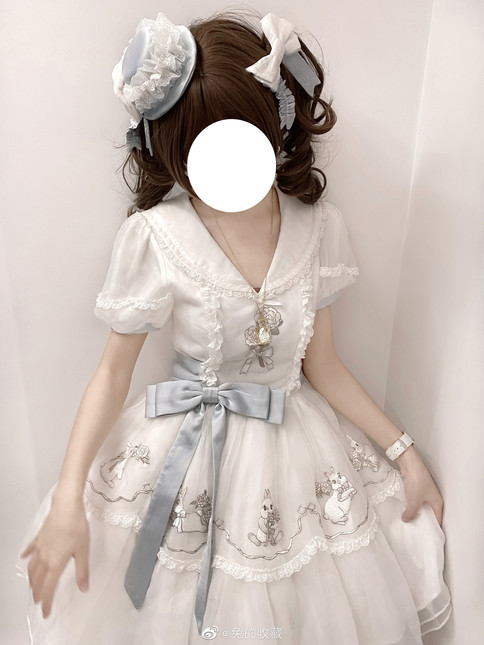 Rabbit Collection White Rabbit dress - One Piece - Lace Market: Lolita ...