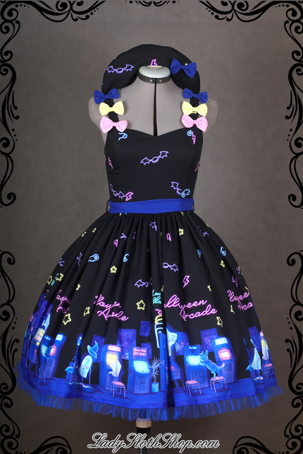 Lady Sloth Halloween Arcade JSK in Black - 140cm Bust - Jumperskirt ...