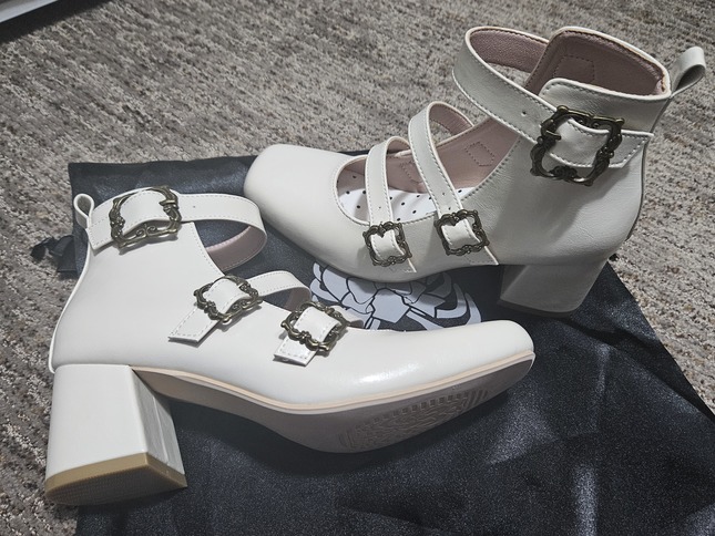 NEW MODO Vintage Elegant Lolita Three-Buckle Mary Jane Shoes - Shoes ...