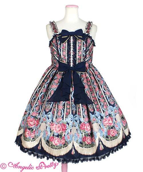 Angelic Pretty Fairy Rose Princess Special Set JSK - Jumperskirt - Lace ...