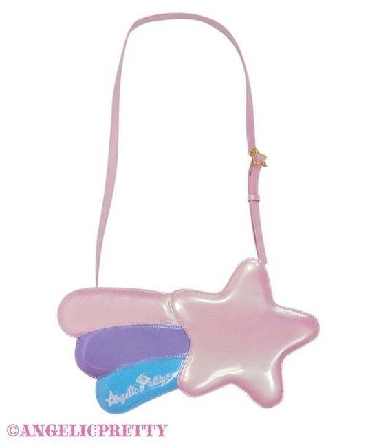 Angelic Pretty Fancy Shooting Star Shoulder Bag Pink - Bags and Purses ...