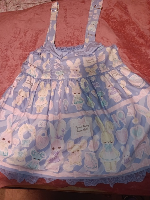 Angelic Pretty Fancy Paper Dolls Salopette - Dresses - Lace Market ...