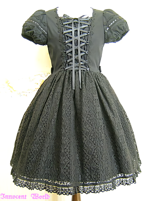 2006 Innocent World Cattleya OP old school classic goth black IW - One ...