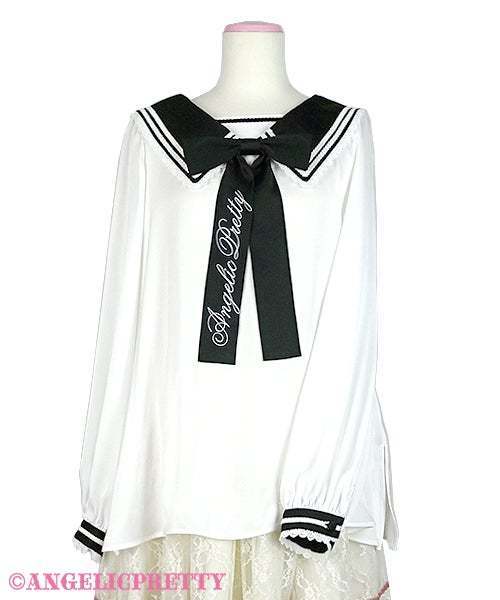 Angelic Pretty Senior Student Blouse - Tops - Lace Market: Lolita ...