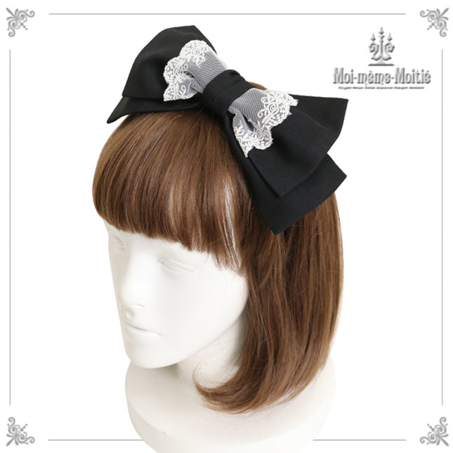 Moi Meme Moitie Rose Lace Headbow - Hair Accessories - Lace Market ...