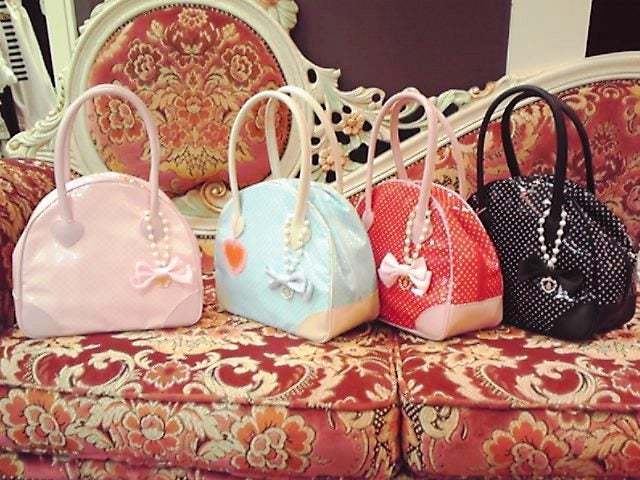 Btssb Dot Heart Mini Boston Bag - Bags and Purses - Lace Market: Lolita ...