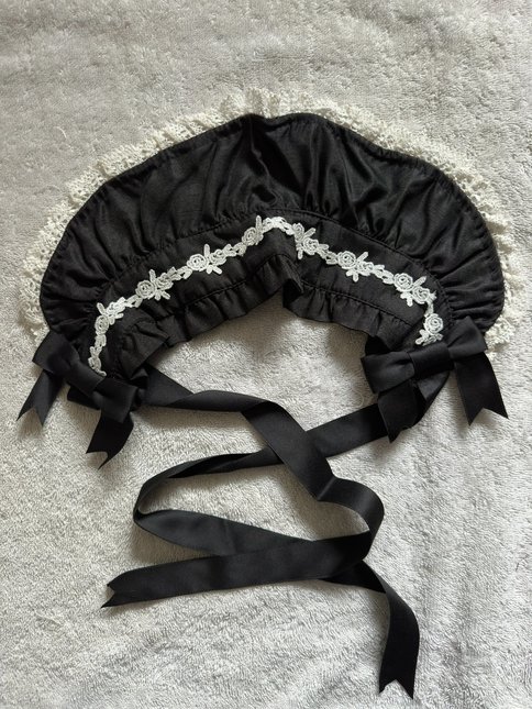 Little Bear black x white old school oldschool half bonnet taobao ...