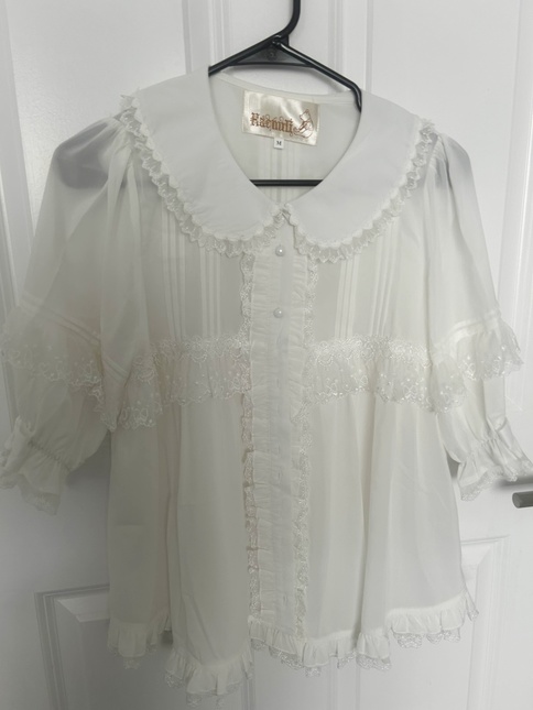 Haenuli Chiffon Blouse - Tops - Lace Market: Lolita Fashion Sales