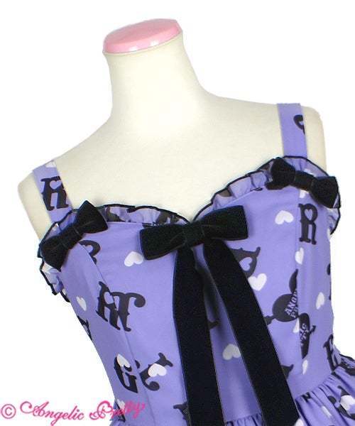 Angelic Pretty Letter Doll JSK Set in Lavender - Dresses - Lace Market ...