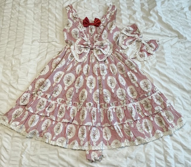 BTSSB Stripe Bouquet JSK Set (2012) - Jumperskirt - Lace Market: Lolita ...
