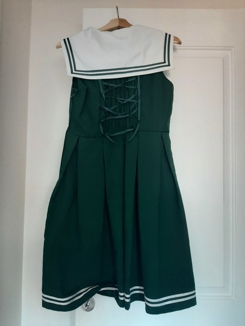 Bodyline Sailor JSK: Size 2L - Green - Dresses - Lace Market: Lolita ...
