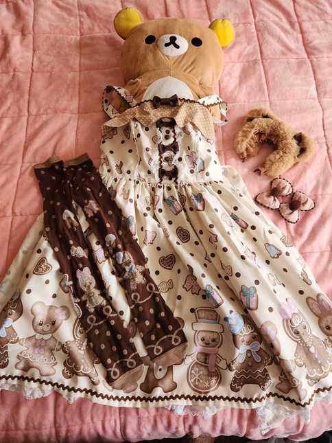 Nakayoshi Ginger Cookie Set - Dresses - Lace Market: Lolita Fashion Sales