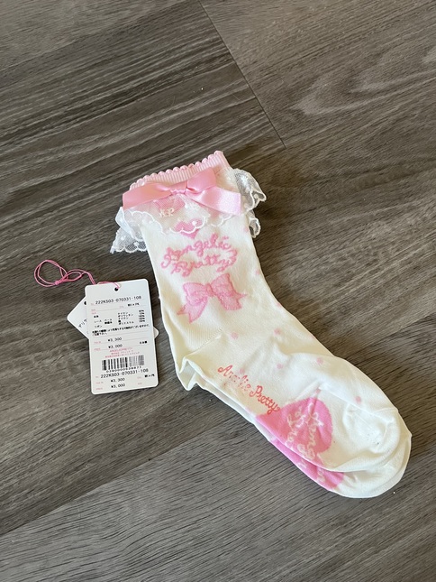 Pink AP socks - Socks and Tights - Lace Market: Lolita Fashion Sales
