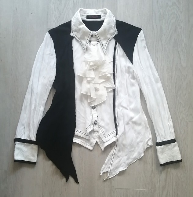 Algonquins Split Colour Jabot Blouse - Blouses - Lace Market: Lolita ...