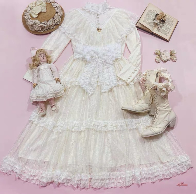 Leflacon Tears from Victorian OP (Cream) - One Piece - Lace Market ...