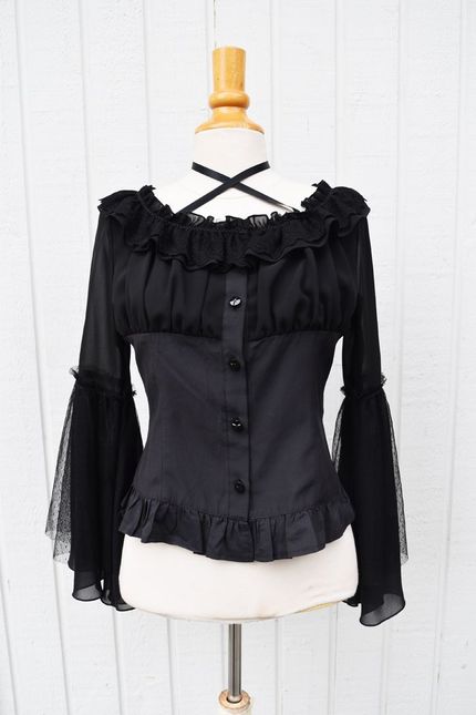 Moi meme Moitie - Flare Tulle Blouse (2009) - Blouses - Lace Market ...