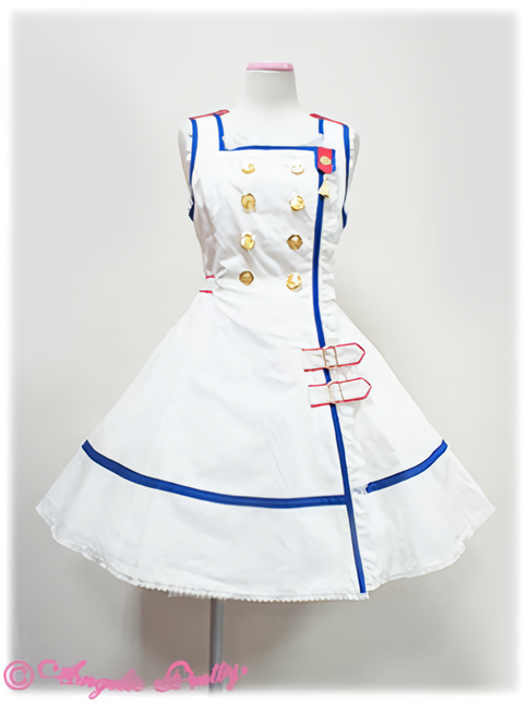 Angelic Pretty*VERY RARE Military sailer*Navy Girl JSK AP - Jumperskirt - Lace Market: Lolita ...