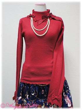 Angelic Pretty Jewel Pearl Turtleneck Sweater - Sweaters - Lace Market ...