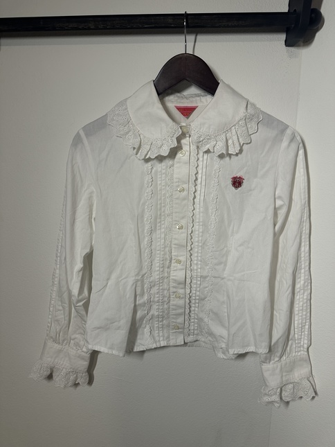 Btssb pintuck logo blouse - Blouses - Lace Market: Lolita Fashion Sales