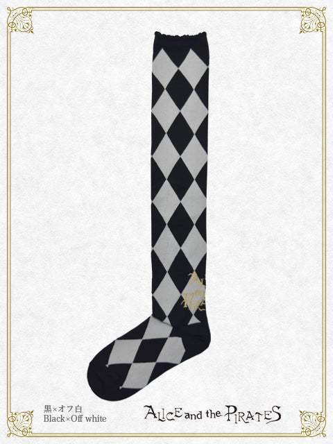 AATP Diamond Print Socks - Socks and Tights - Lace Market: Lolita ...