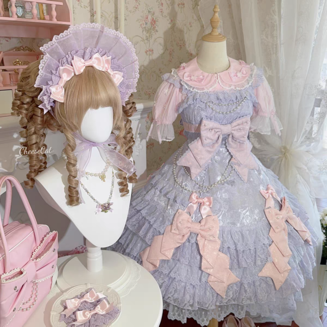 NWOT - Cheese Cat Headdress in lavender - Headdresses - Lace Market ...