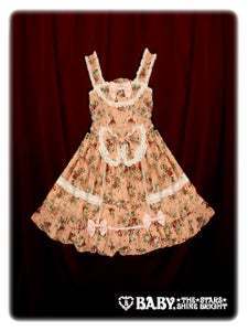 BtSSB Floral Print Classic Jsk + Headbow (Pink, full back shirring ...