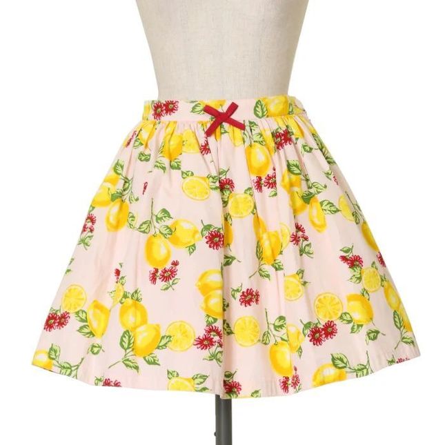 MILK Lemon Print Skirt - Skirts - Lace Market: Lolita Fashion Sales
