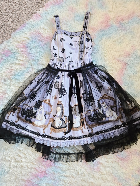 Angelic Pretty Princess Cat peplum JSK (plus-size friendly) [free US ...