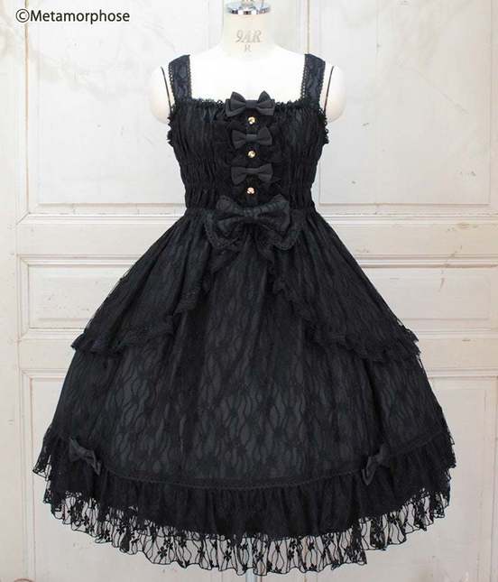 BNWT Meta Floret Lace Shirring JSK - up to 140 bust! - Jumperskirt ...