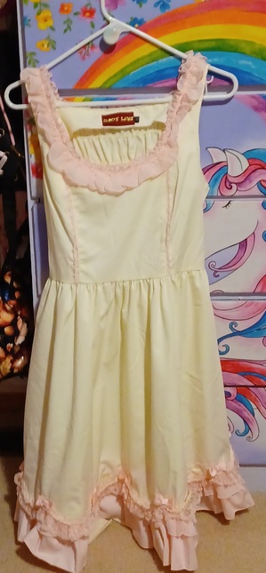 Bodyline Pink Scallop Hem JSK L438 x 2L 💛 - Dresses - Lace Market ...