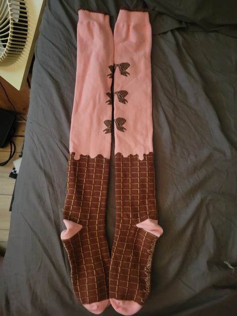Enchanted Dream Couture - Pink Chocolate Socks - Socks and Tights ...