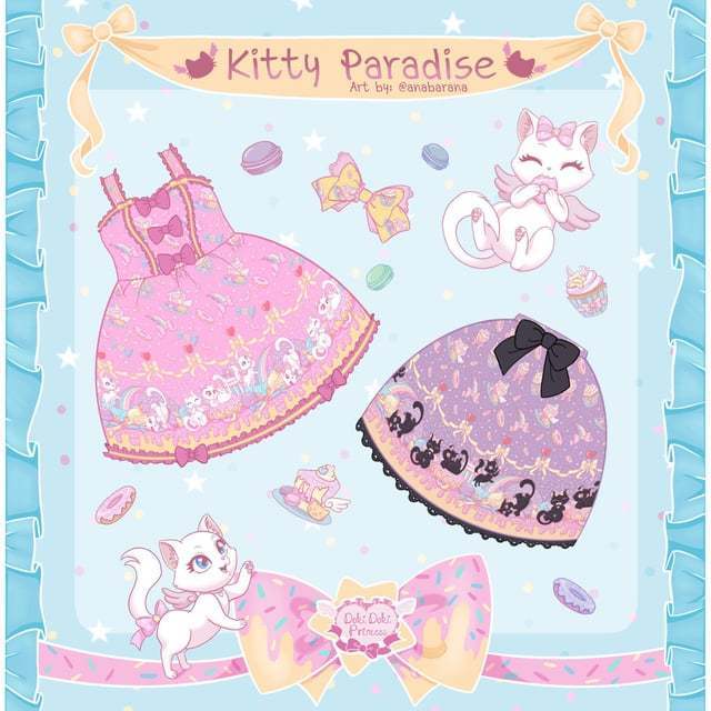 Doki Doki Princess Kitty Paradise JSK + KC + socks + Accessories SET ...