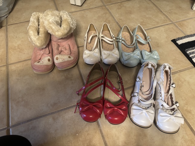 Tea Party Shoes and My Melody Slipper Boots - Shoes - Lace Market ...