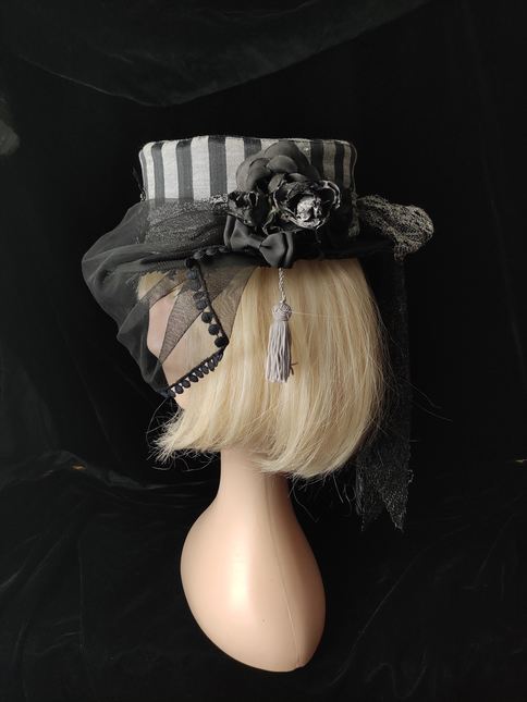 Fidel David Top Hat - Hair Accessories - Lace Market: Lolita Fashion Sales
