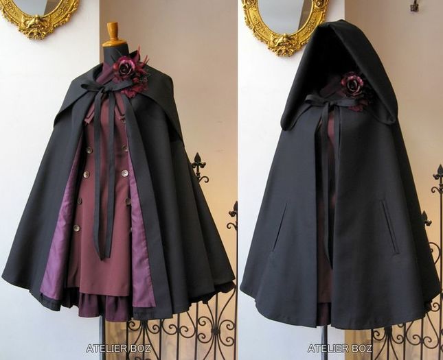 Atelier Boz - Hood Mini Mantle - Outerwear - Lace Market: Lolita ...