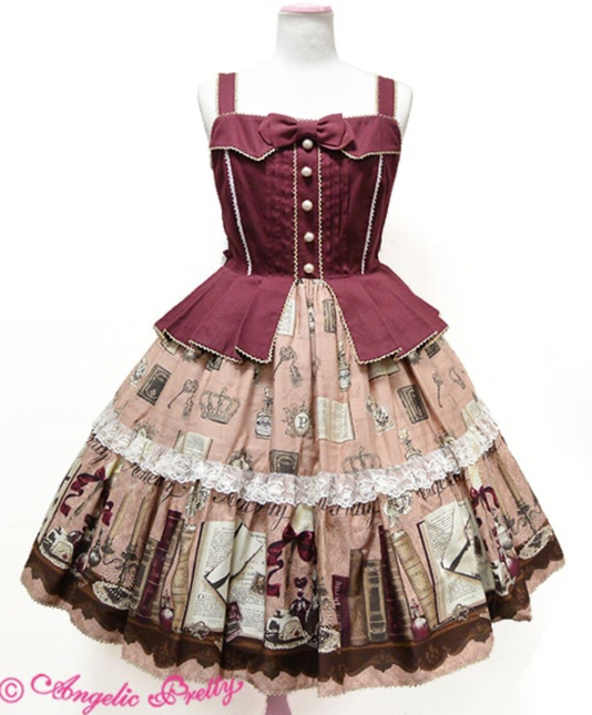 Angelic Pretty Victorian Tiered Letter JSK UP TO 120CM BUST ...