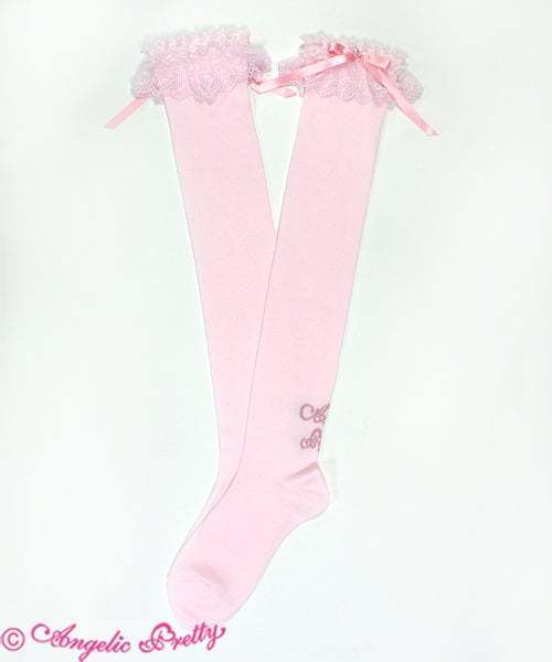 Angelic Pretty Princess Logo OTKs - Socks and Tights - Lace Market ...
