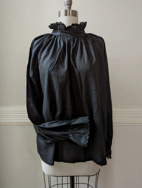 Black Darcy V1 Blouse - Blouses - Lace Market: Lolita Fashion Sales