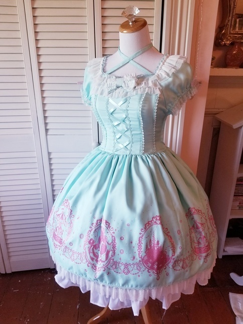 Aqua Princess One-Piece Dress - One Piece - Lace Market: Lolita Fashion ...