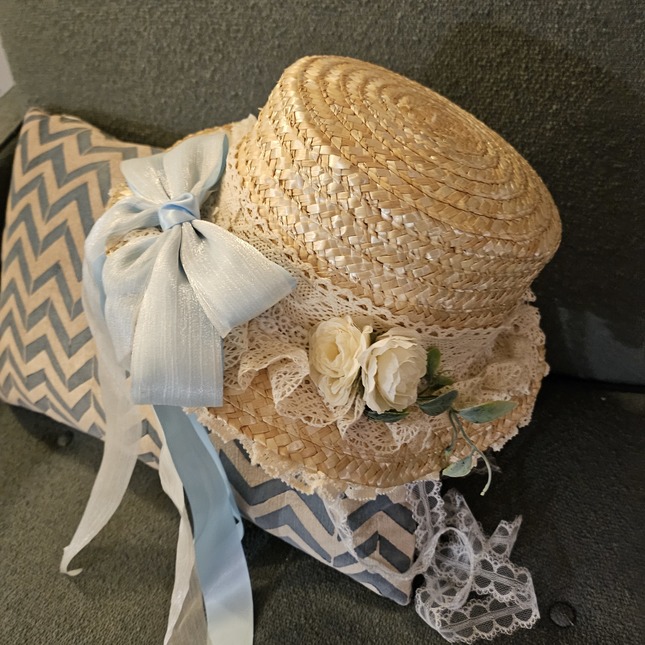 Light blue Chinese indie ribbon hat - Hair Accessories - Lace Market ...