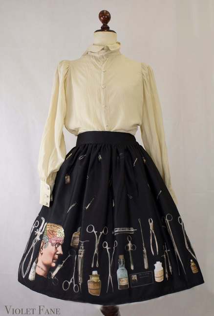 Violet Fane Asylum skirt S-L - Skirts - Lace Market: Lolita Fashion Sales