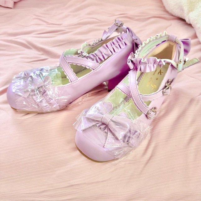 Taobao "Seven Dream" Cat Ear Shoes in Lavender, size 37 US 6 - Shoes ...