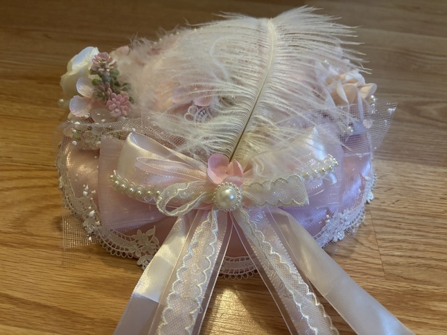 Handmade Indie Pink OTT Hat - Hats - Lace Market: Lolita Fashion Sales