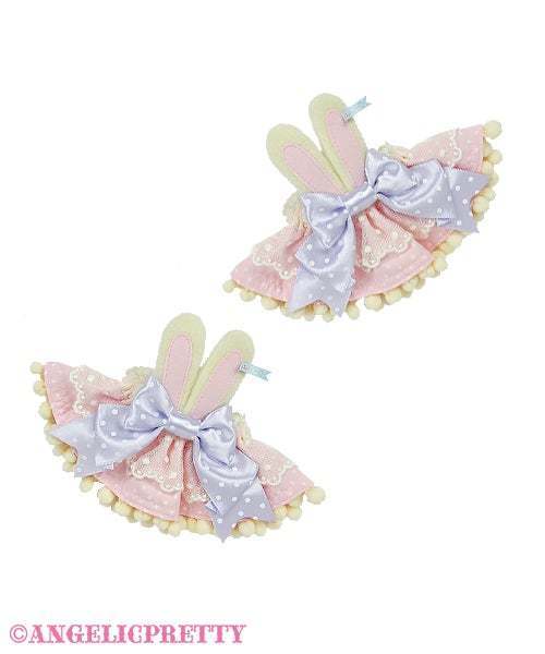 AP ~ Moco Bunny Wristcuffs ~ Pink x Purple - Gloves and Wristwear - Lace Market: Lolita Fashion ...
