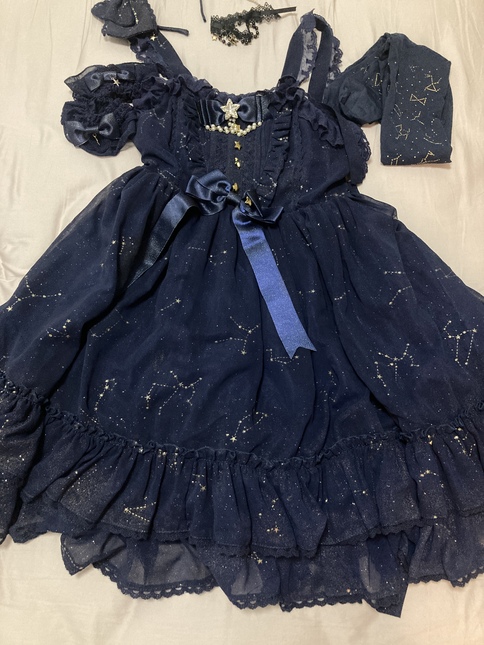 Shimotsuki Sakuya ~ The Whisper of Stars JSK set - Jumperskirt - Lace Market: Lolita Fashion Sales