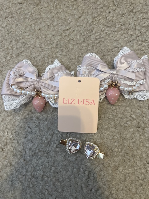 Liz Lisa Clip set x4 - Hair Clips and Pins - Kei Market: Buy and Sell ...