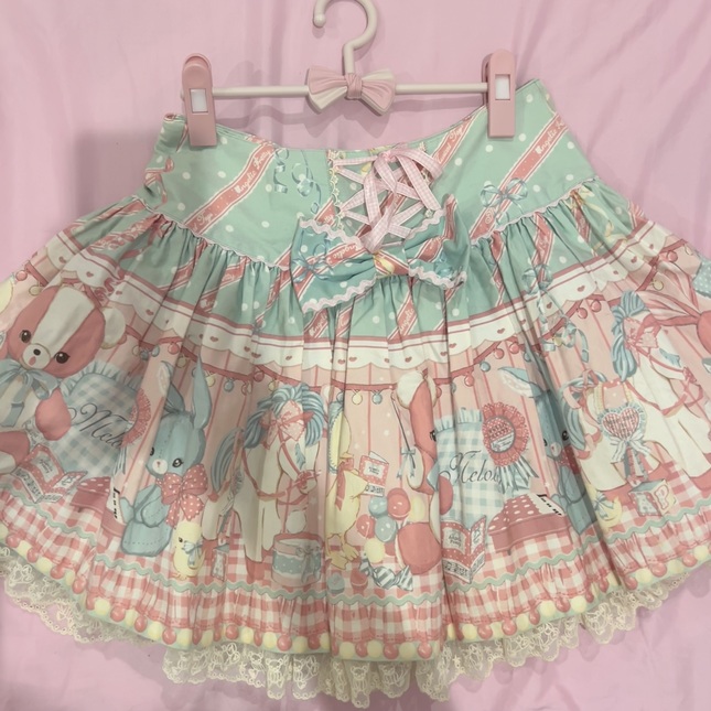 1$ BID START Angelic pretty melody toys skirt mint/green - Skirts ...