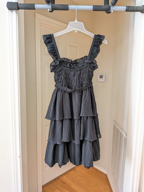 Moi meme Moitié Snow Cut Shirring Sundress JSK - Jumperskirt - Lace ...