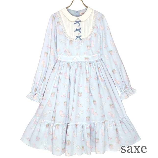 Emily Temple Cute Tea Time OP in Sax - One Piece - Lace Market: Lolita ...